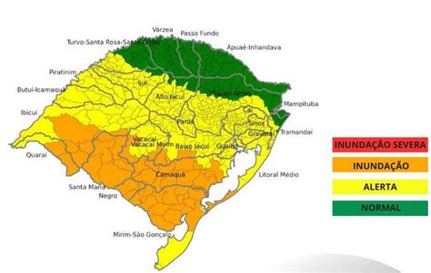 Chuvas Fortes Colocam Bacias Hidrográficas Do Rs Em Alerta Litoralmania