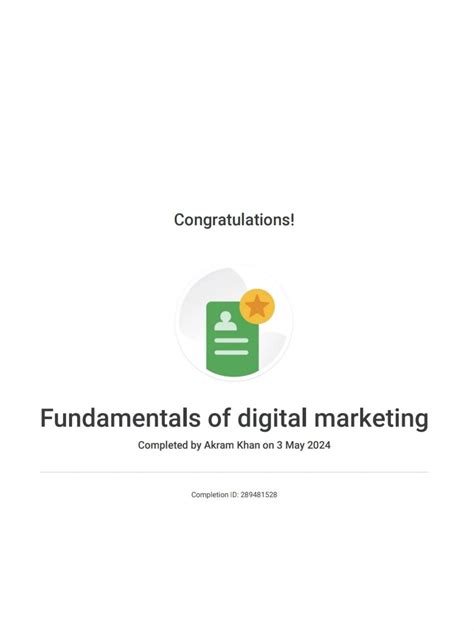 How I Got A Digital Marketing Certification Manu Tyagi Posted On The