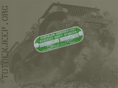 Plate Plaque Plaquette Alu Dodge Chevy Regulateur 12v 34t Wc Jeep