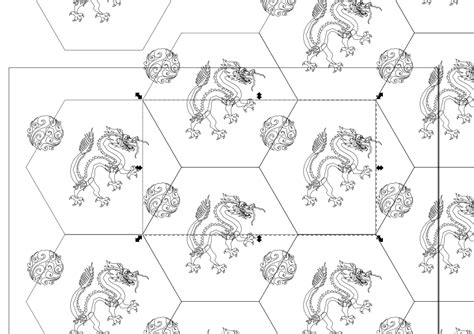 Make A Quick Dirty Repeating Pattern In Inkscape Using Hexagon Base
