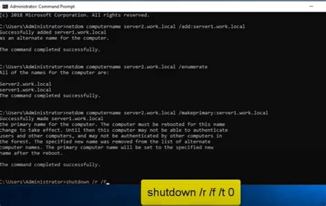 Correctly Renaming A Domain Controller For A Seamless Easy Migration