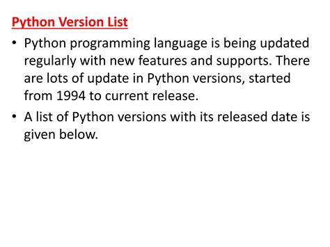 Python Programming Pptpptx Programming Languages Computing