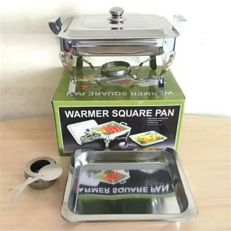 Jual Wadah Saji Prasmanan Pan With Stove Chafing Dish Stainless Steel