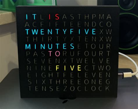 Word Clock By Johniak Makerworld Download Free 3d Models