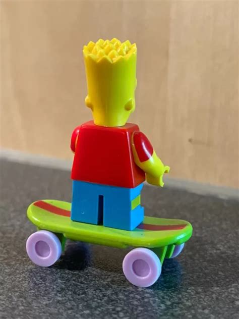 Lego Bart Simpson Minifigure The Simpsons Cmf Series 1 71005 2 2014 £