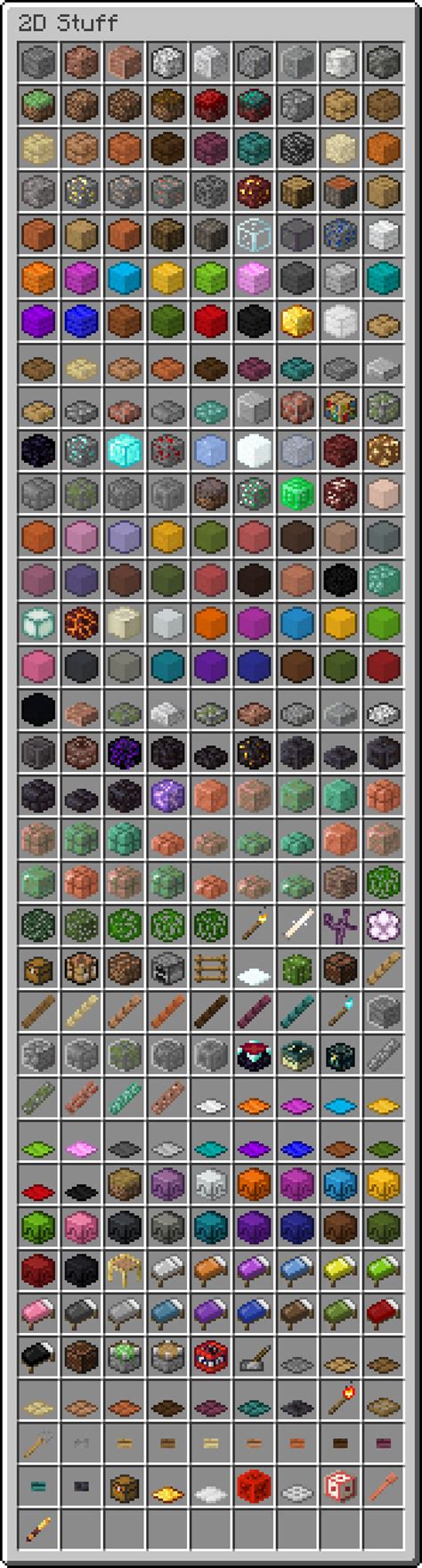 Minecraft Blocks 2d
