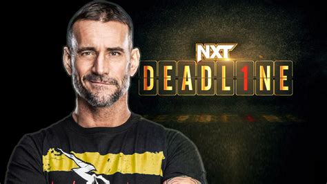 Cm Punk Teasing An Appearance At Tonights Wwe Nxt Deadline