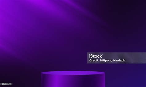 짙은 보라색 스튜디오 방 배경입니다 연단이 있는 보라색 배경 벡터 3d 벡터 일러스트 레이 션 0명에 대한 스톡 벡터 아트 및 기타 이미지 Istock