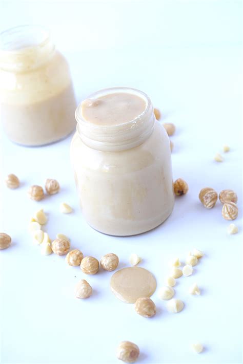 Keto 4 Ingredient Sugar Free White Chocolate Hazelnut Spread