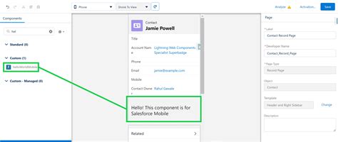 Add Lwc To Salesforce Mobile Record Page
