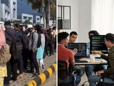 Over 3000 Engineers Line Up For Walk In Interview In Pune Viral Video