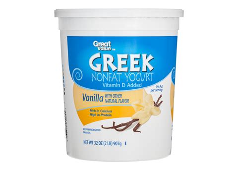 Great Value Walmart Vanilla Nonfat Greek Yogurt Yogurt Review