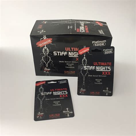 Custom Brand Rhino 69 7 Capsule Pills Plastic Card Blister Packaging
