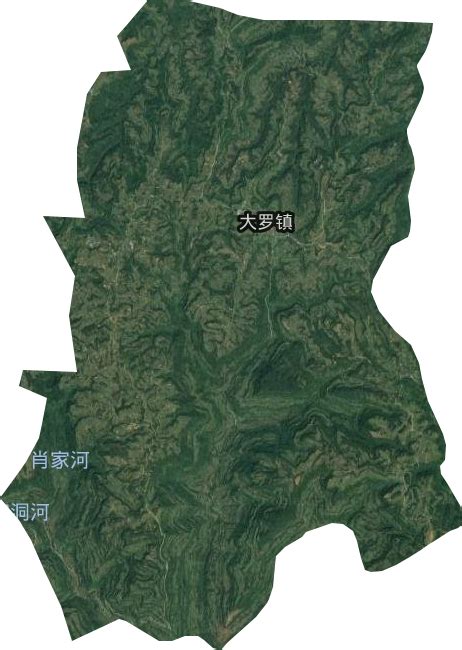 大罗镇高清卫星地图