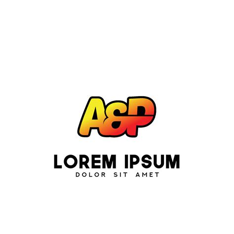 Ap Initial Brush In Circle Frame Template Design 29888402 Vector Art At