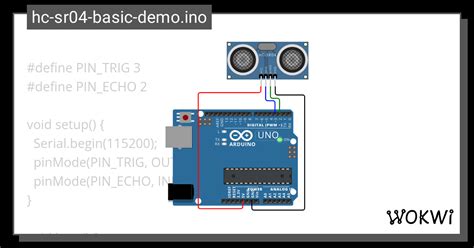 Hc Sr04 Basic Demo Ino Copy Wokwi ESP32 STM32 Arduino Simulator