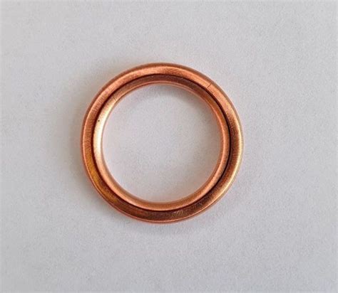 Прокладка сливной пробки картера двигателя OEM 7703062062 (шайба) для ...