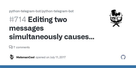 Editing Two Messages Simultaneously Causes Timeouterror · Issue 714