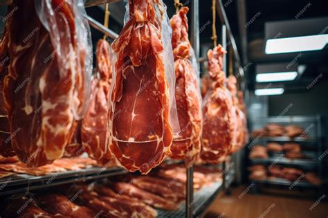 Мясоперерабатывающий завод выращенное мясо для дальнейшей переработки в производственном цеху