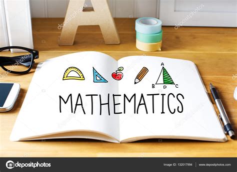 Mathematics Concept With Notebook Stock Photo Melpomene