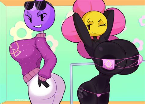 Rule 34 2girls Battle For Dream Island Bfdi Bfdia Big Breasts Black