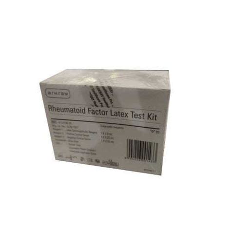Rheumatoid Factor Latex Test Kit Light Source Yes At Best Price In