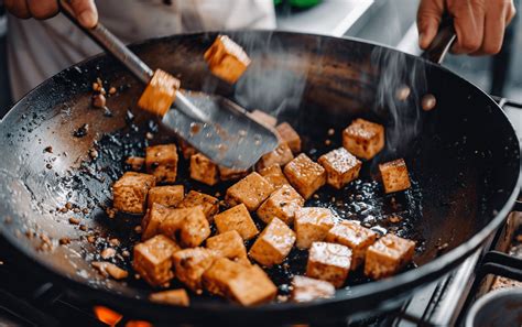 Quinoa Tofu Stir Fry Light Orange Bean