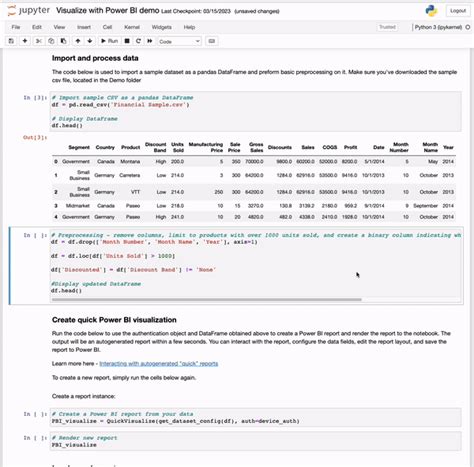 Create Power Bi Reports In Jupyter Notebooks Microsoft Fabric Blog