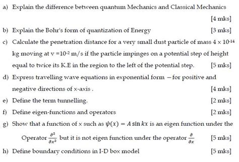Solved A Explain The Difference Between Quantum Solutioninn