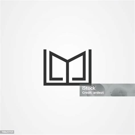 M 레터 로고 벡터 디자인 로고에 대한 스톡 벡터 아트 및 기타 이미지 로고 책 도서관 Istock