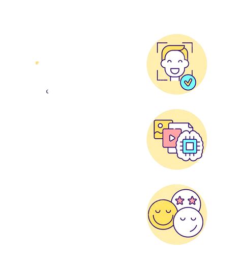 Text And Line Icons Depicting Emotions Appeal Concept Vector Marketing Advertising Element