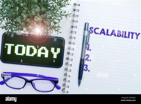 Sign Displaying Scalability Internet Concept Capable Of Being Easily