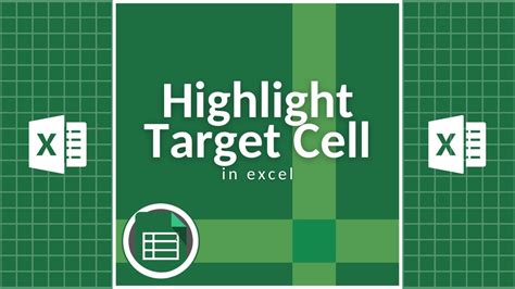 Highlight Target Cell In Excel‼️ Excel Youtube