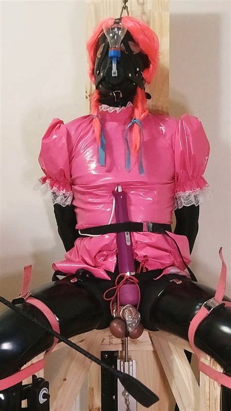 Fed My Own Cum Strapped To Fucking Machine Chair In Chastity 31 Pics