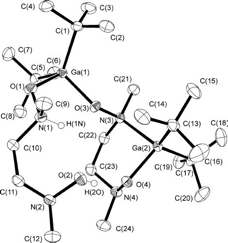 Molecular Structure Of Complex 5 In The Solid State Thermal Ellipsoids