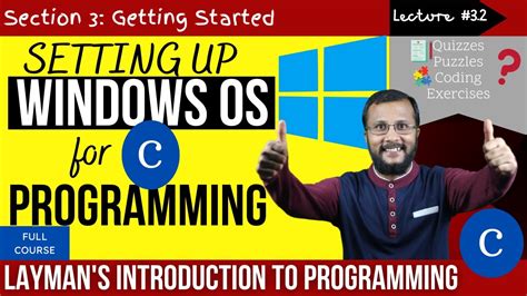 32 Setting Up Windows Os For C Programming Complete C Programming