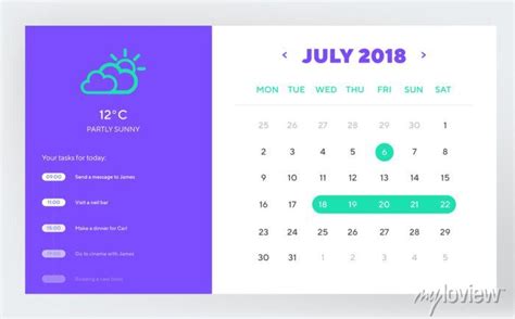 Calendar Day Planner And Calendar App Ui Ux Design Ui Ux And Posters For The Wall Posters