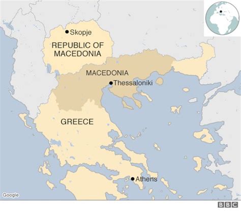 マケドニア、「北マケドニア共和国」に改名へ ギリシャとの国名論争決着目指す Bbcニュース
