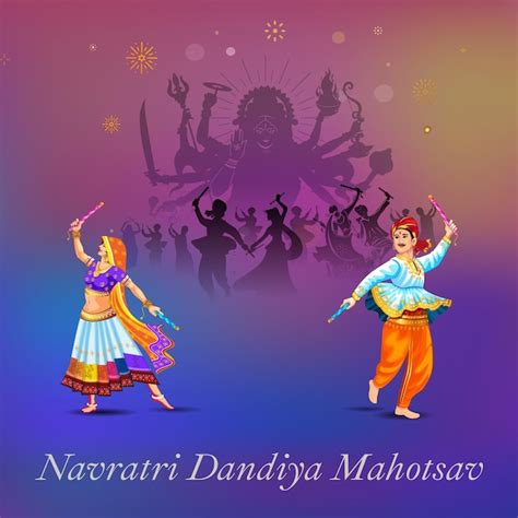 Premium Vector Navratri