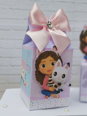 Caixa Canudo Casa Magica Da Gabby Elo Produtos Especiais