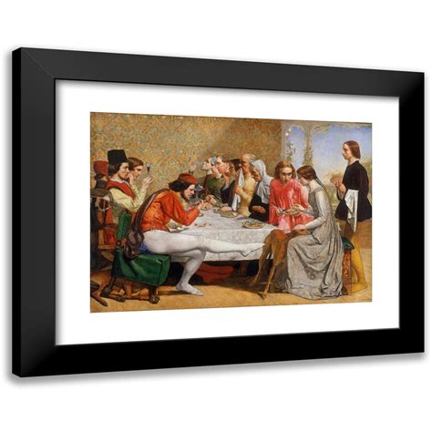 Sir John Everett Millais 24x18 Black Modern Framed Museum Art Print