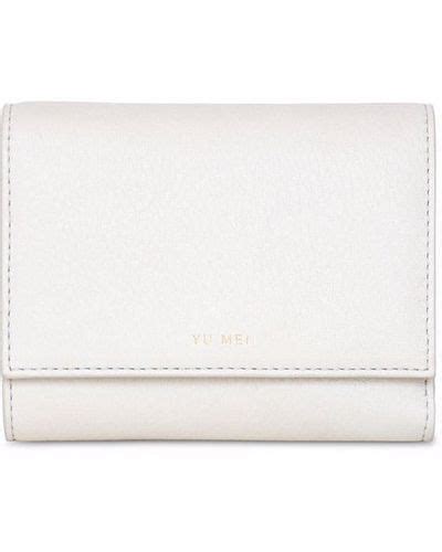 White Yu Mei Wallets And Cardholders For Women Lyst