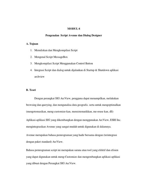 arcview gis modul 6 pdf
