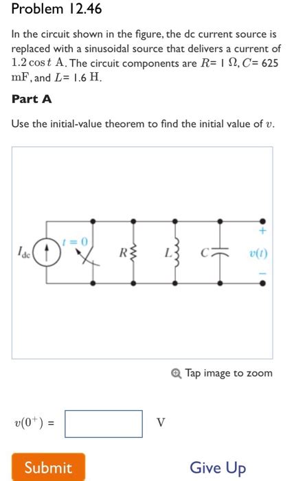 Solved In The Circuit Shown In The Figure The Dc Current Chegg