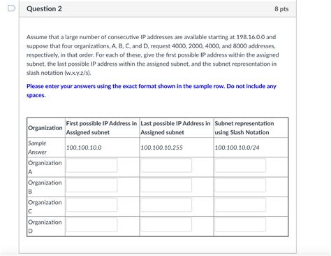 Solved Question 2 8 Pts Assume That A Large Number Of