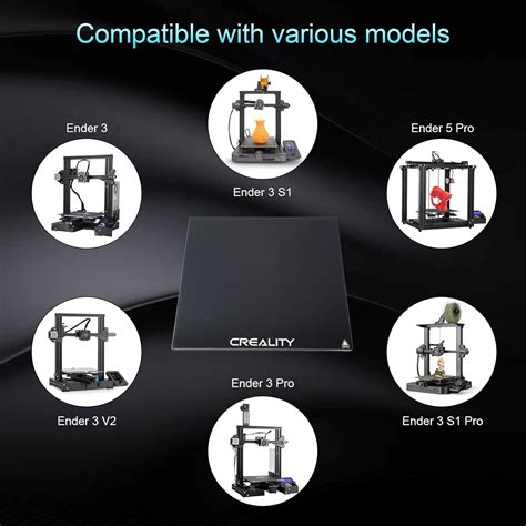 Buy Creality Ender 3 Glass Bed Upgraded 3d Printer Tempered Glass Plate