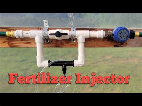 Homemade Fertilizer Injector Systems