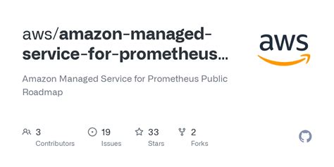 Issues · Aws Amazon Managed Service For Prometheus Roadmap · Github