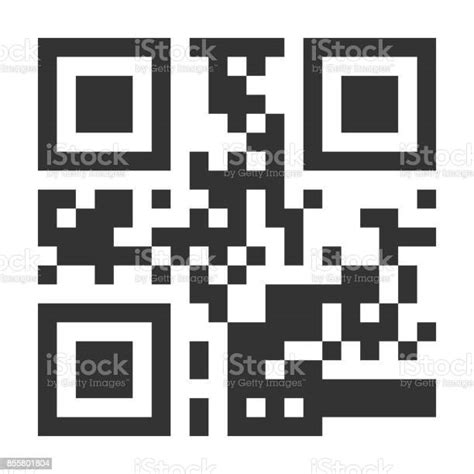 Qr 코드 벡터입니다 숨겨진된 텍스트 또는 Url입니다 스마트폰 기술 스캐닝 고전적인 Qr 그림 절연 0명에 대한 스톡 벡터 아트 및 기타 이미지 Istock