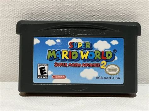 NINTENDO GAMEBOY ADVANCE Super Mario World Advance 2 GBA 2002 Case